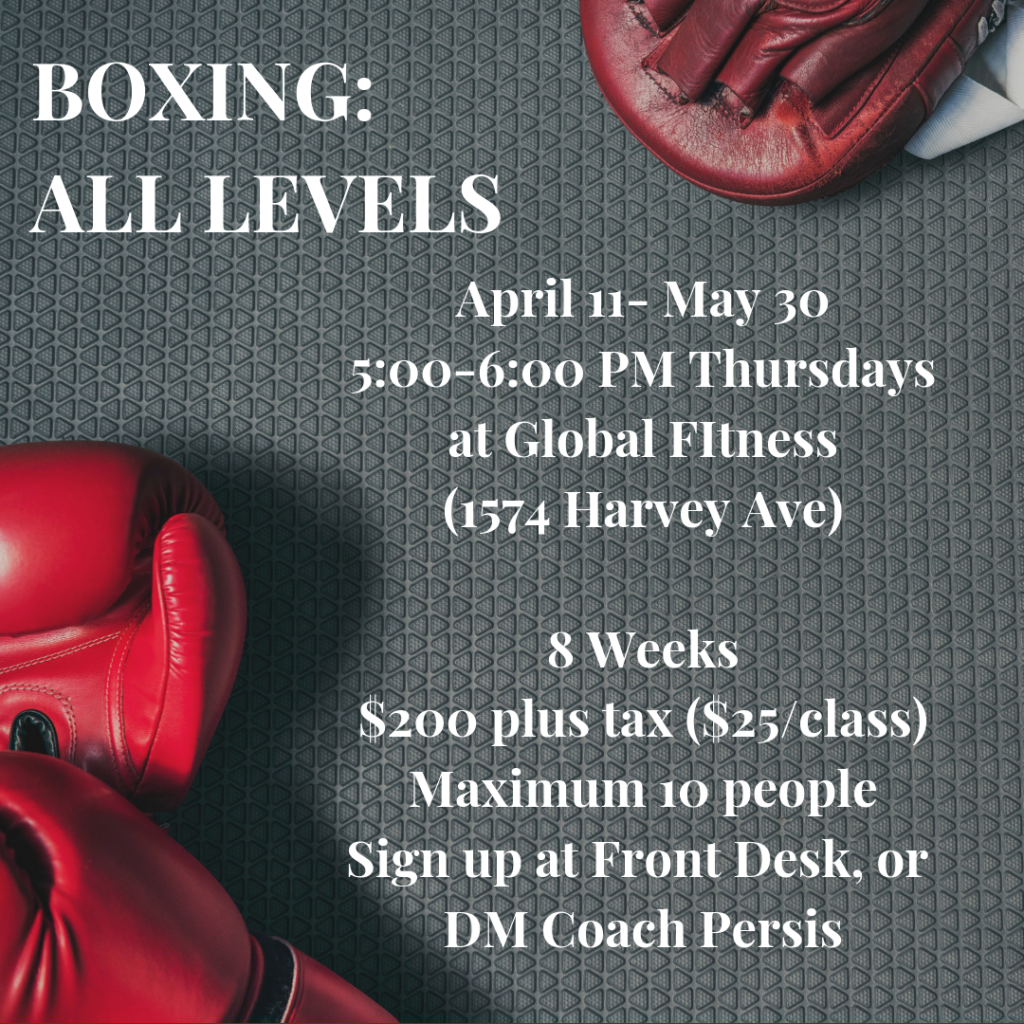 Boxing All Levels | Global Fitness & Racquet Centre Kelowna